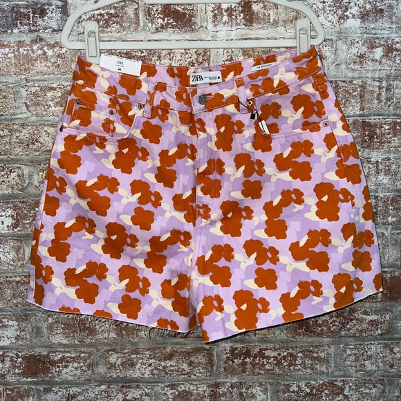 Zara | Shorts | Zara The 9s Short Poppy | Poshmark